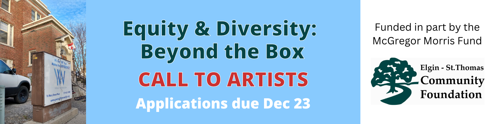 Equity & Diversity: Beyond the Box Mural Project - YWCA St. Thomas - Elgin